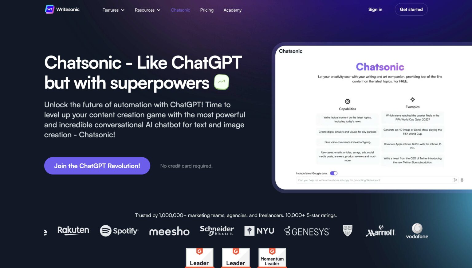 Chatsonic | Brigade Web