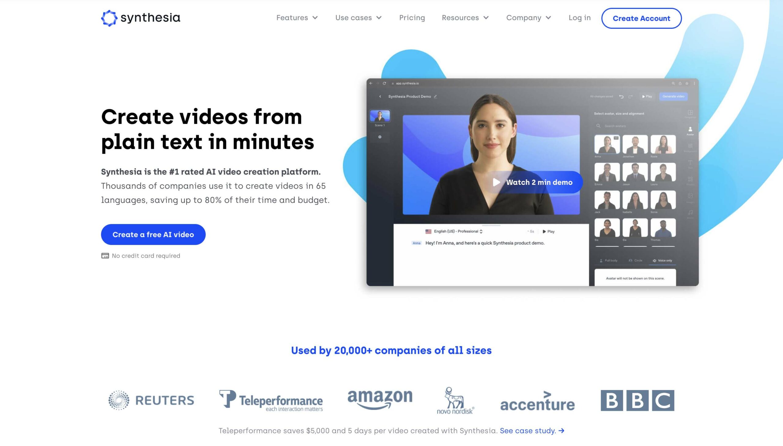Synthesia | Brigade Web